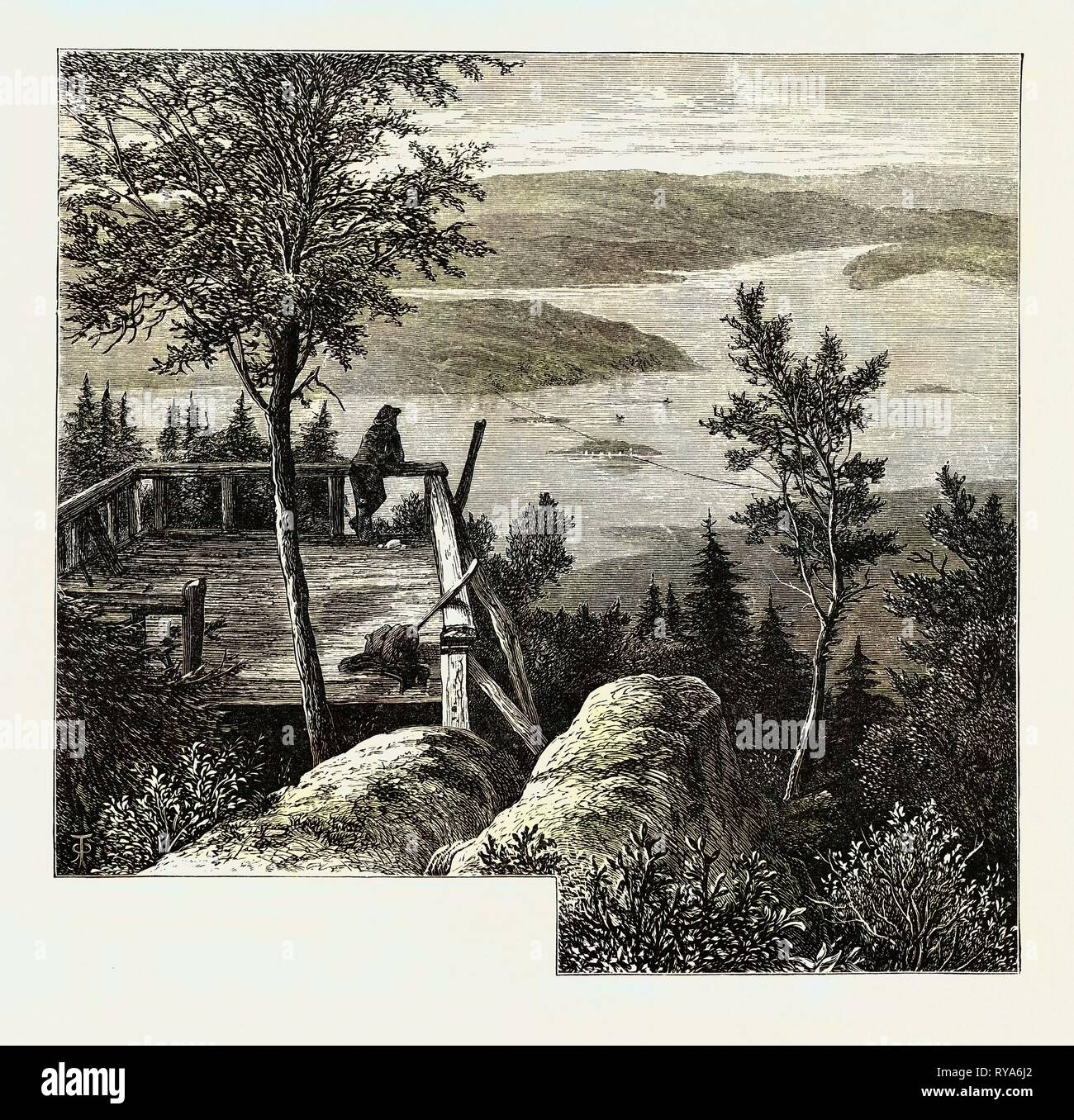 The King's View, Krokleven, Near Christiania, Oslo Stock Photo - Alamy