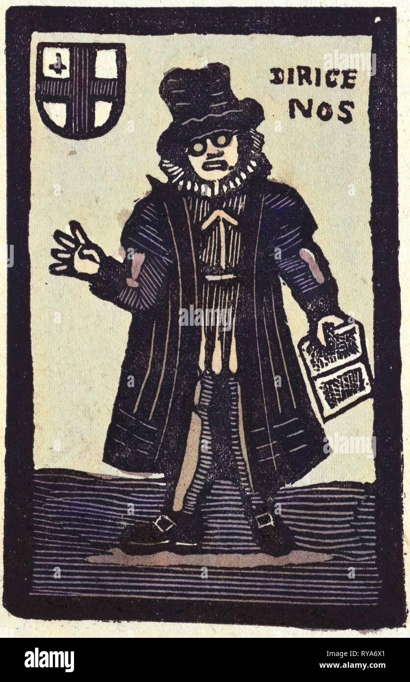 Illustration of English Tales Folk Tales and Ballads. A Man with a Book ...