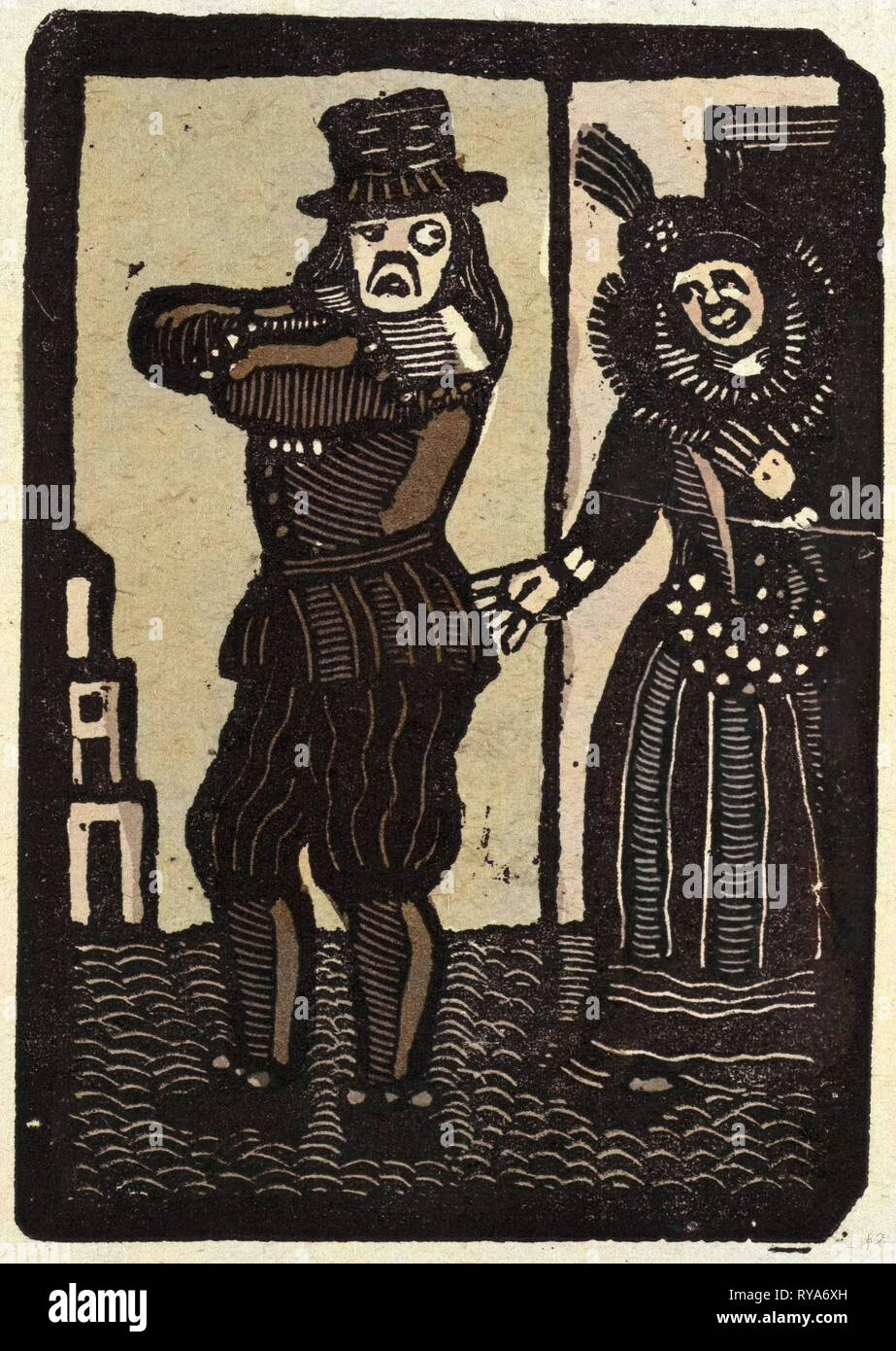 Illustration of English Tales Folk Tales and Ballads Stock Photo - Alamy