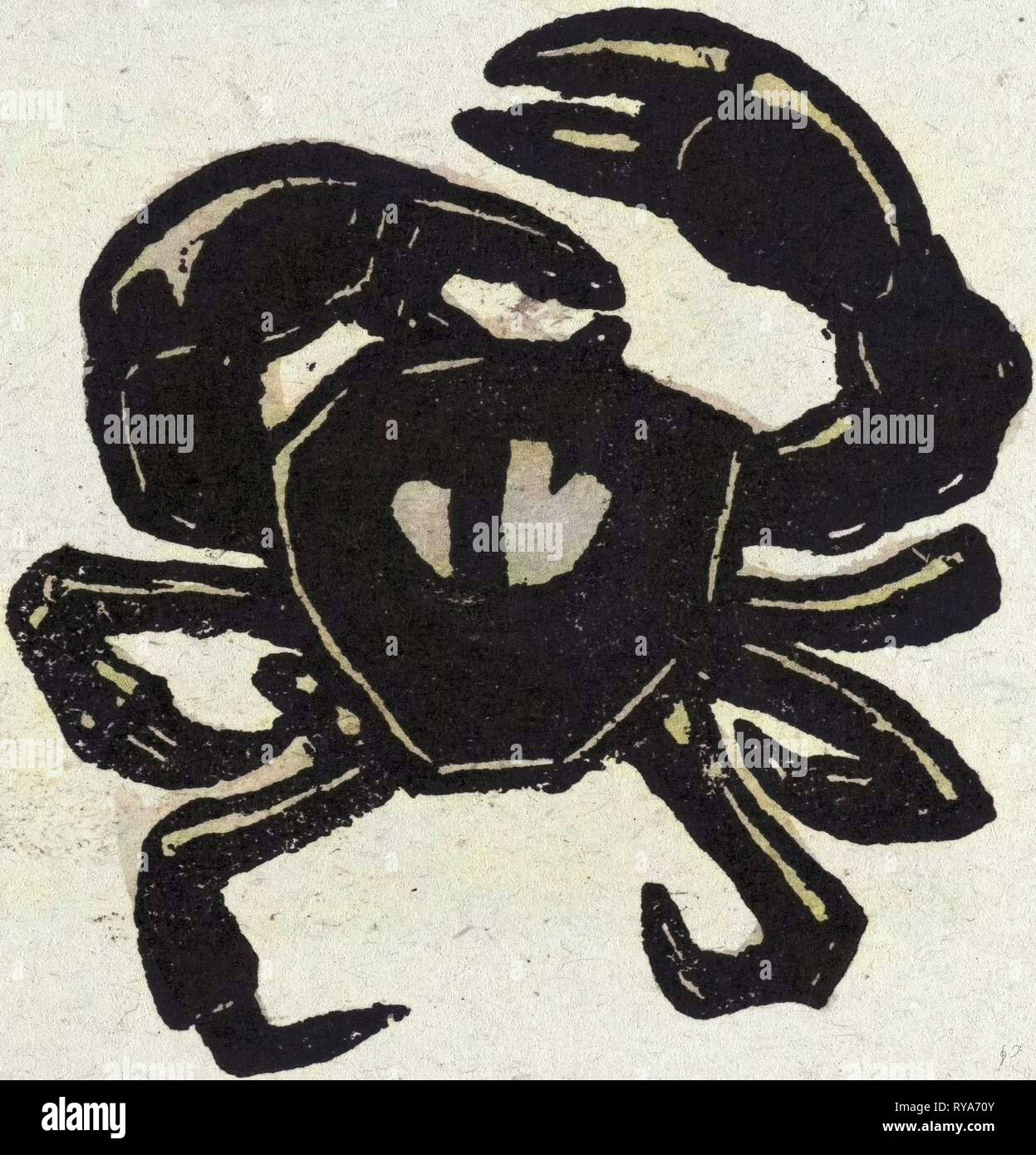 Illustration of English Tales Folk Tales and Ballads. A Crab Stock ...