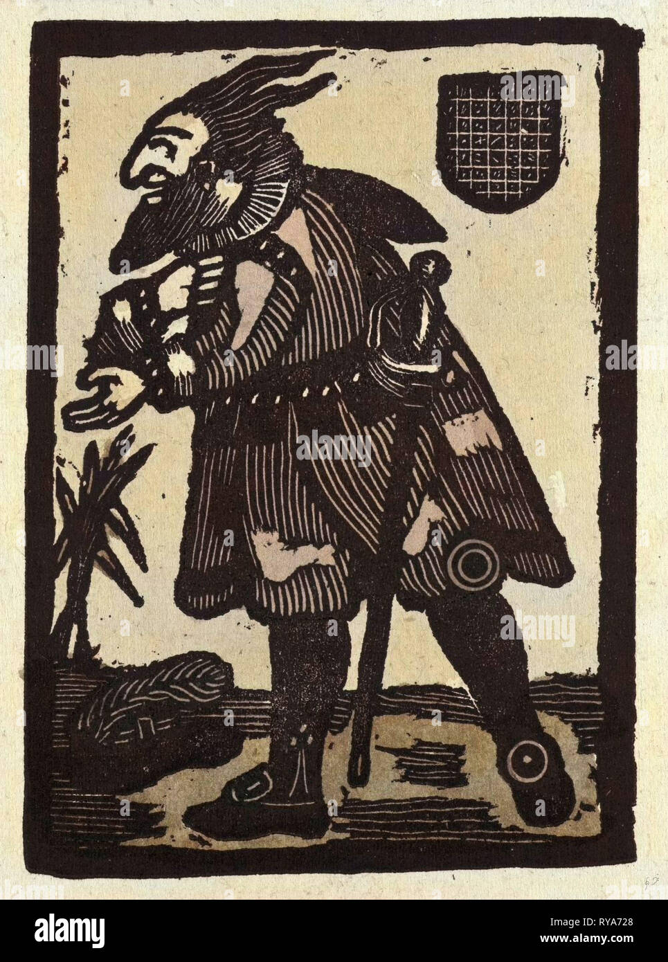 Illustration of English Tales Folk Tales and Ballads. A Man with a ...