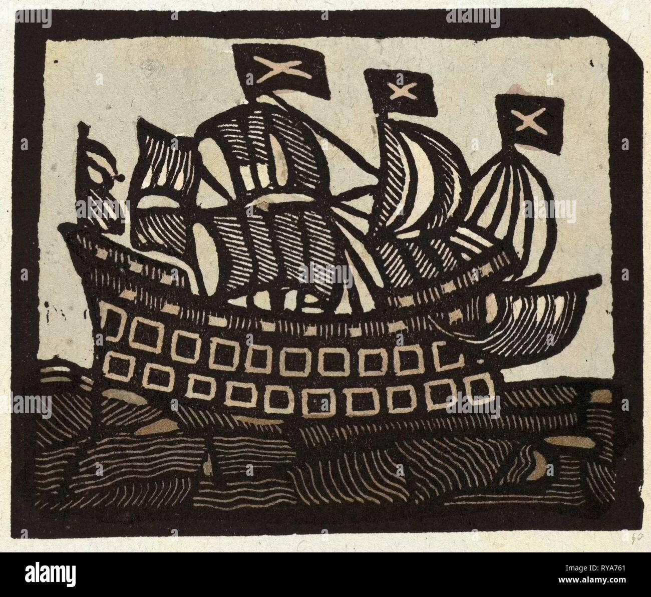 Illustration of English Tales Folk Tales and Ballads. A Ship Stock ...