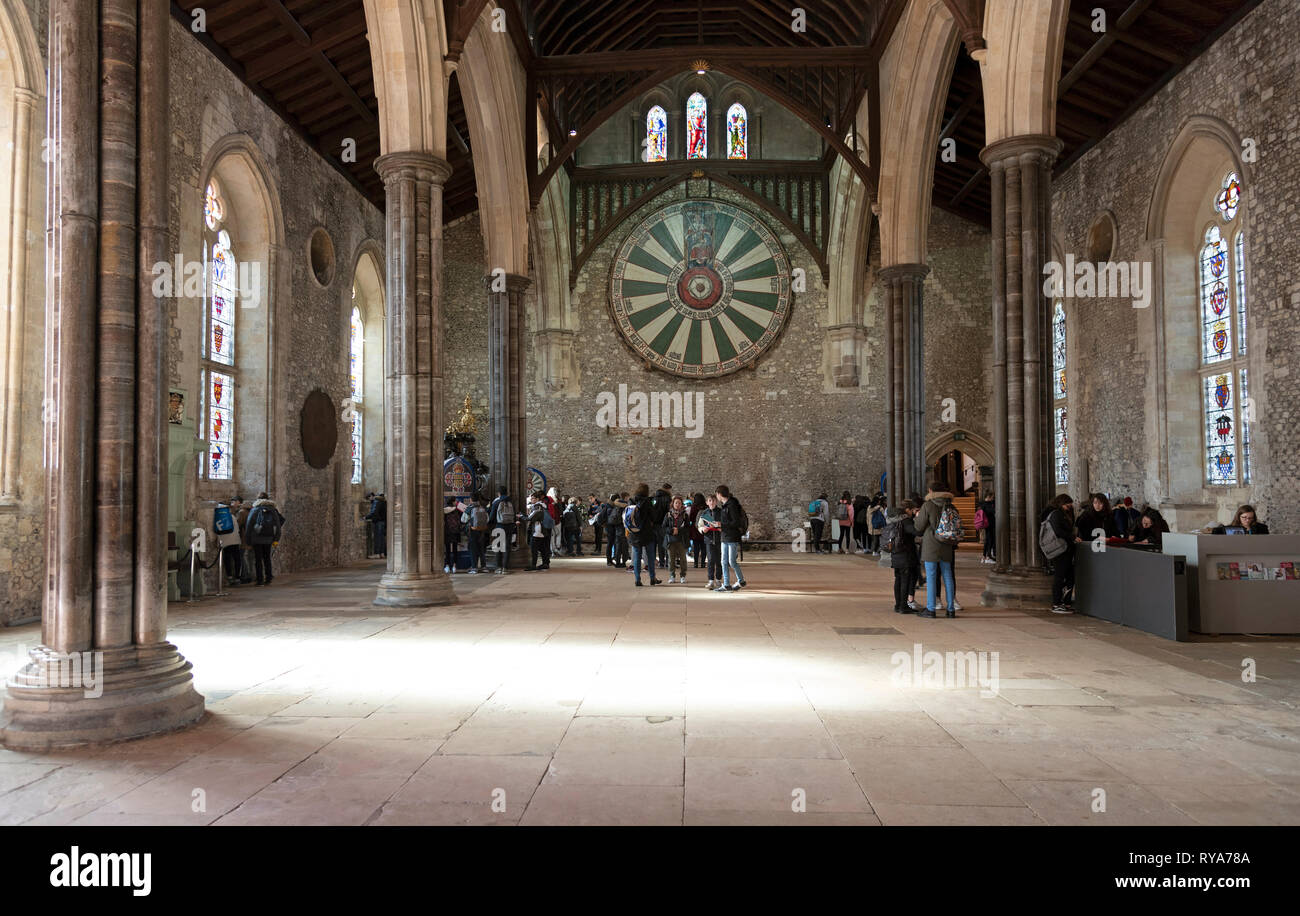 Great hall winchester hi-res stock photography and images - Alamy