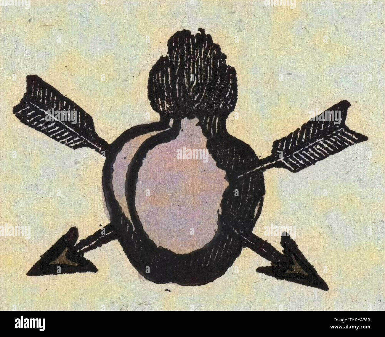 Illustration of English Tales Folk Tales and Ballads. A Heart Pierced ...