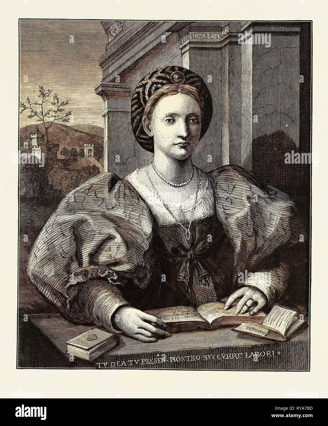 Portrait of a Lady Stock Photo - Alamy