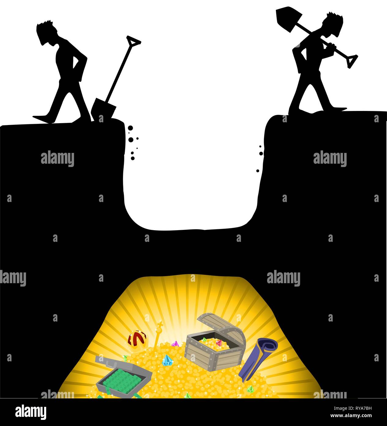 Digging Stock Vector Images - Alamy