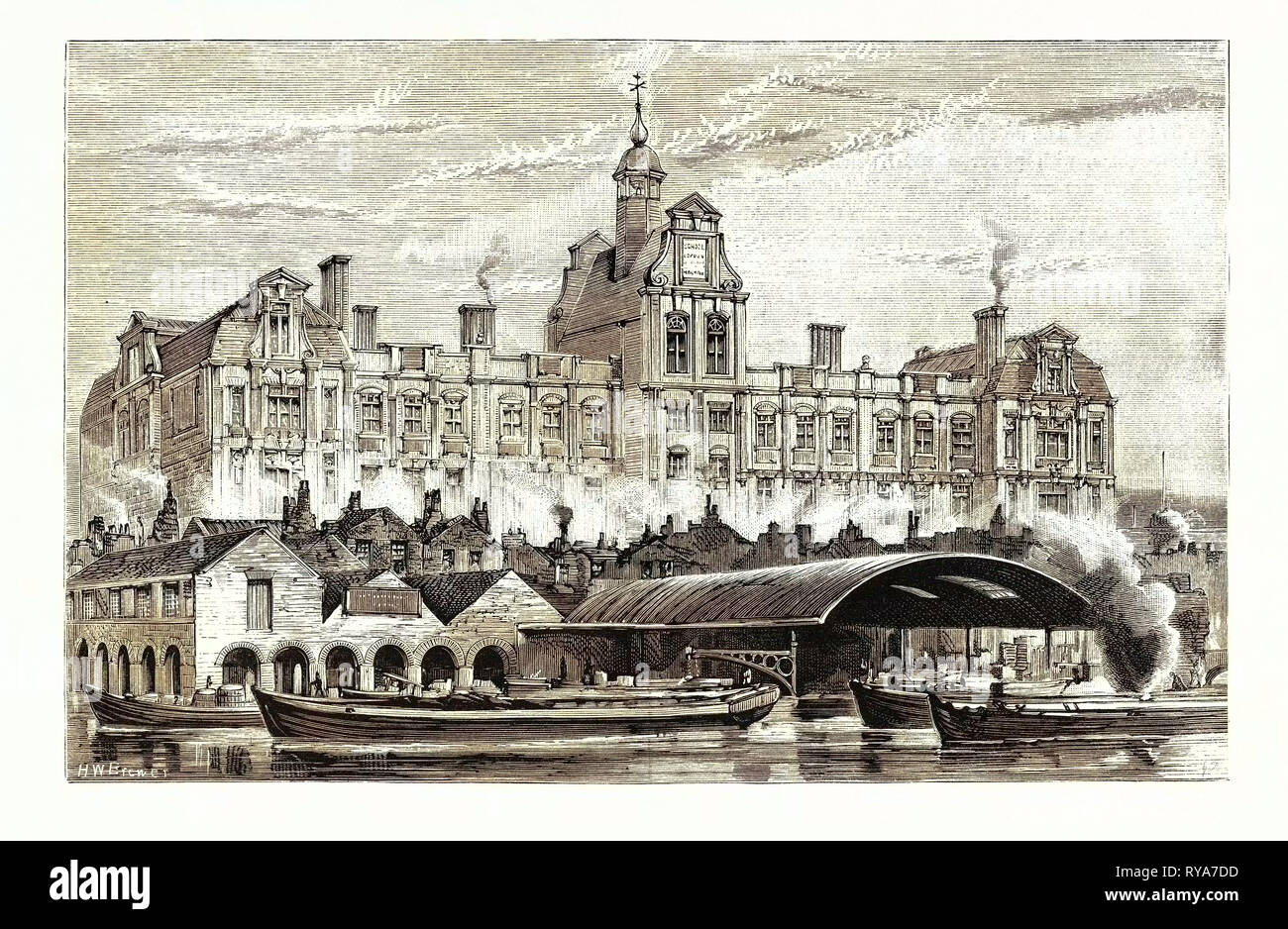 School engraving Cut Out Stock Images & Pictures - Alamy