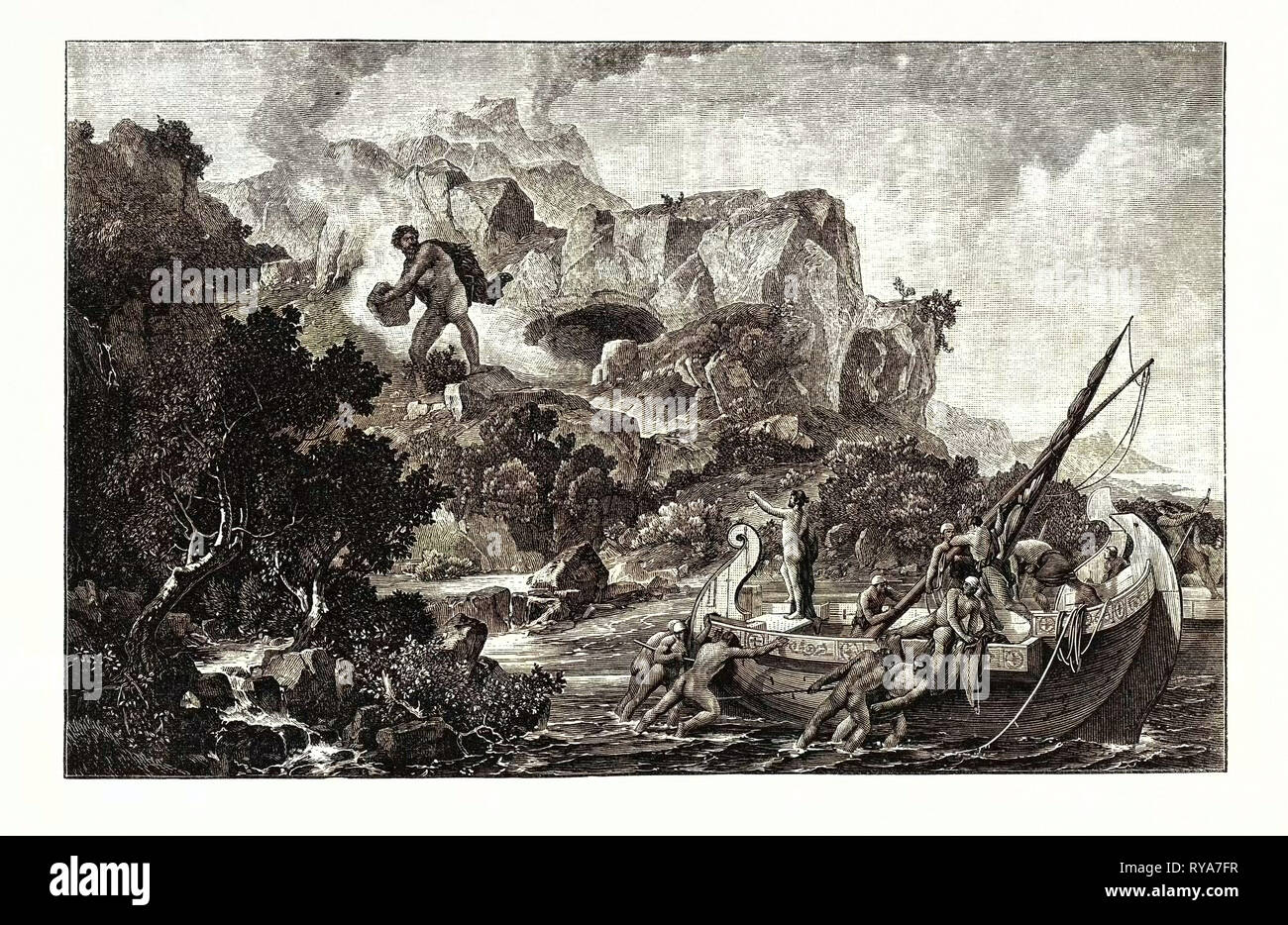 Land Of The Cyclops From The Odyssey