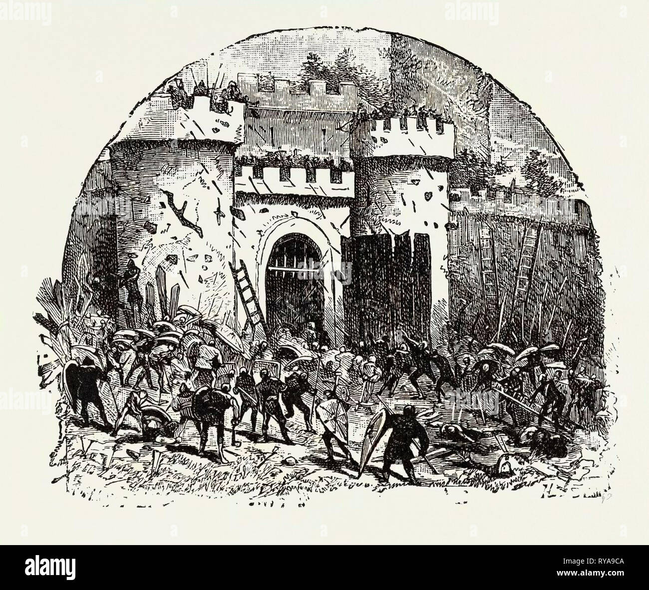 Siege gate hi-res stock photography and images - Alamy