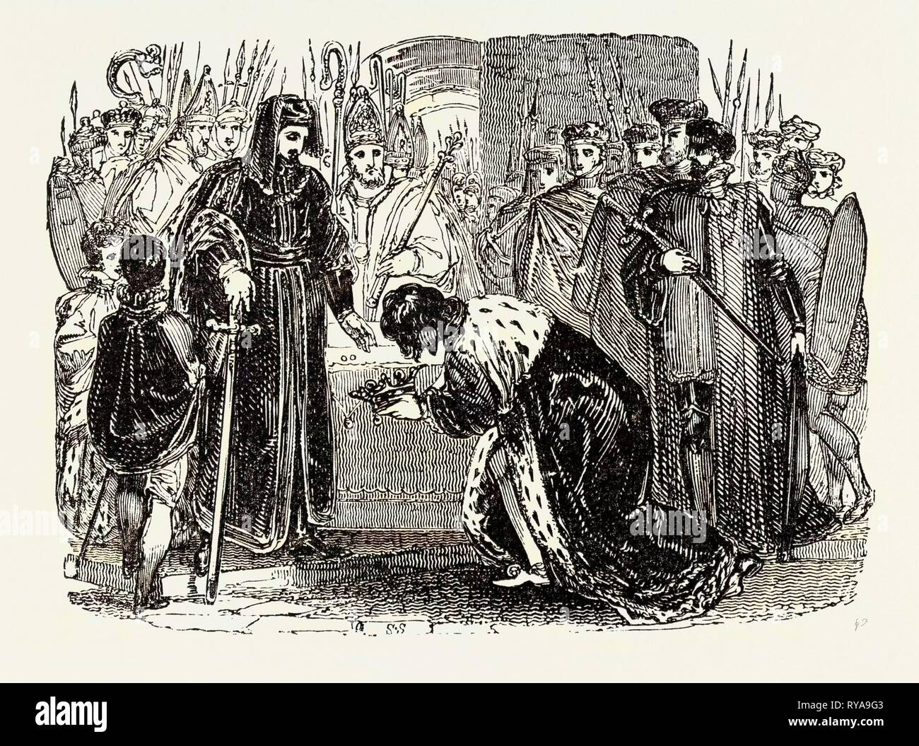 Richard II. And Henry Bolingbroke Stock Photo - Alamy