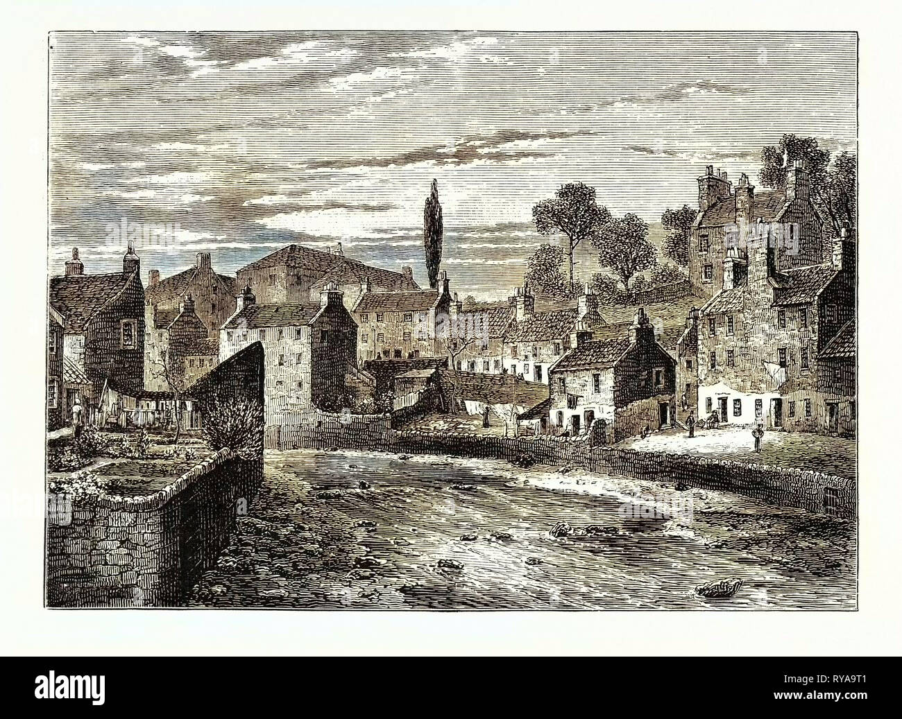 The Water of Leith Village Stock Photo - Alamy