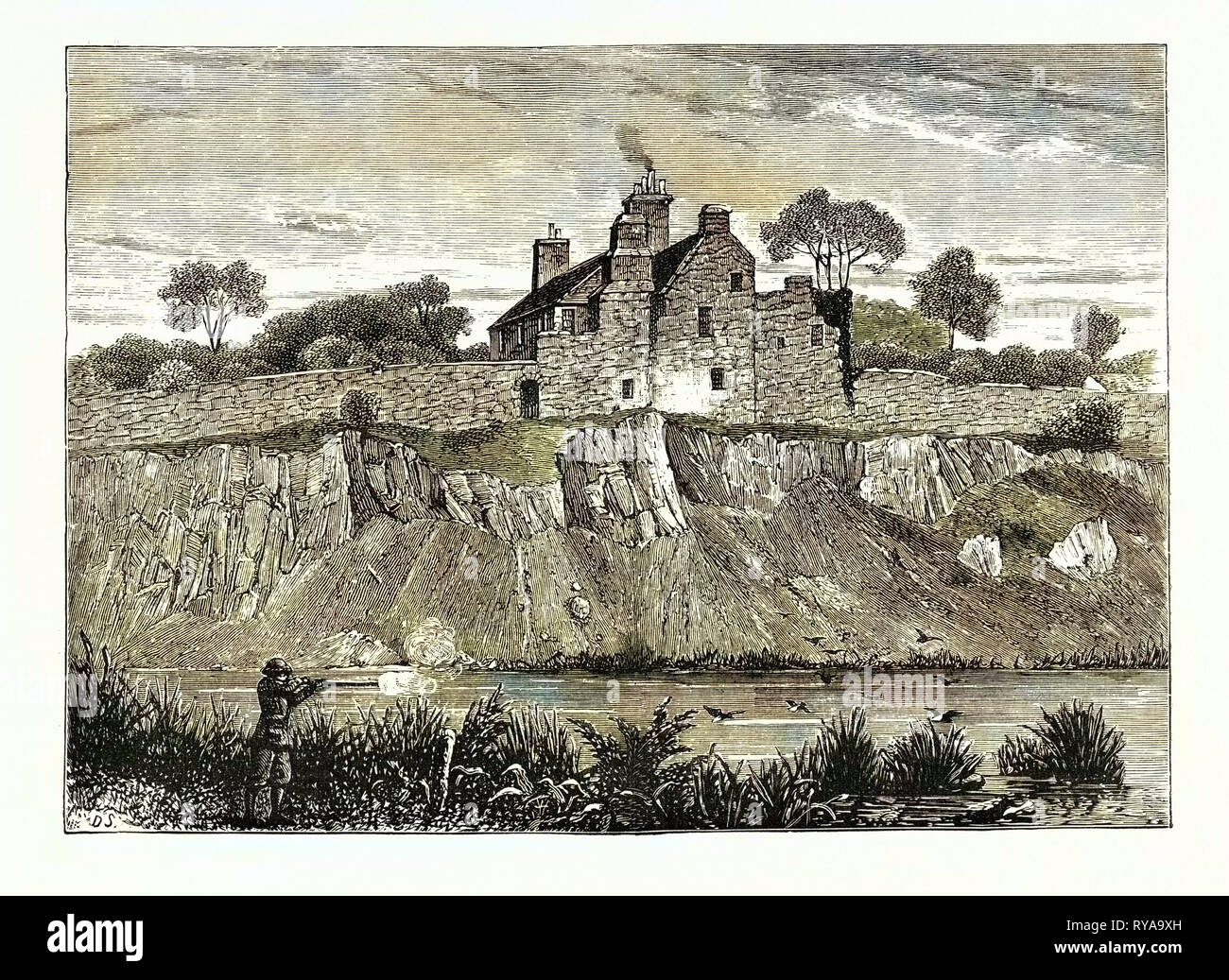 Edinburgh: The House of the Logans of Restalrig Loch End Stock Photo ...