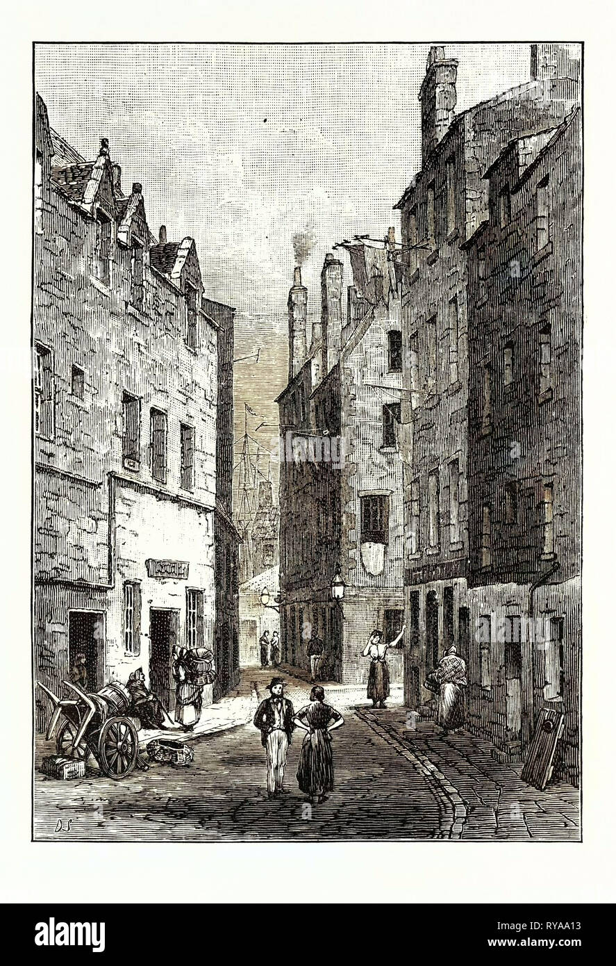 Edinburgh: Queen Street Leith Stock Photo - Alamy