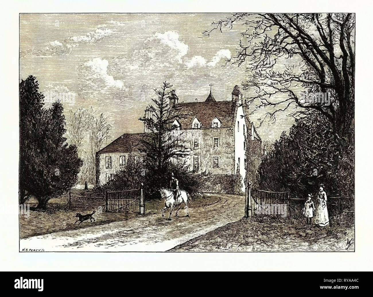 Edinburgh: Inch House Stock Photo - Alamy