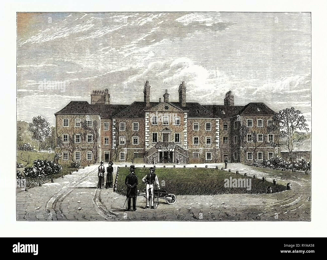 Edinburgh: New Hailes House Stock Photo - Alamy