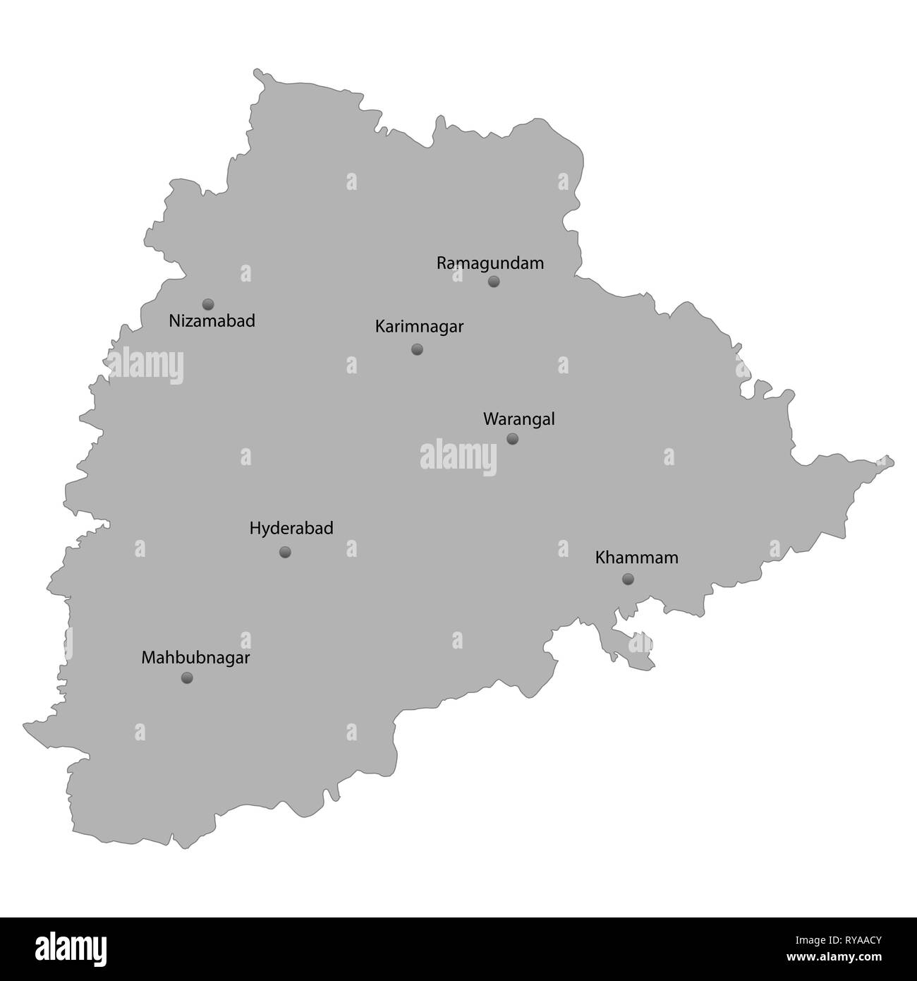 Telangana map hi-res stock photography and images - Alamy Telangana map hi-res stock photography and images - Alamy