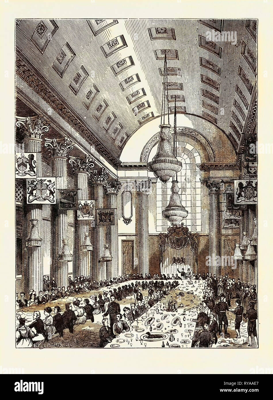 Egyptian hall hi-res stock photography and images - Alamy