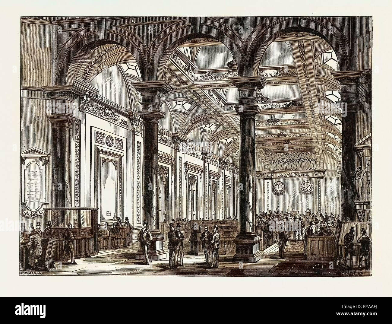 Interior of Lloyd's London Stock Photo - Alamy