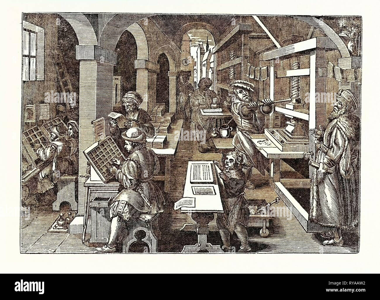 Victorian printing hi-res stock photography and images - Alamy