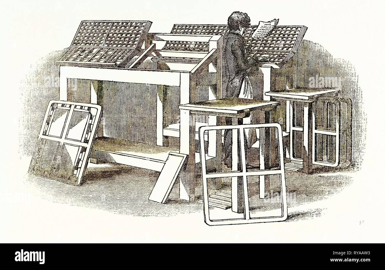 Victorian printing hi-res stock photography and images - Alamy