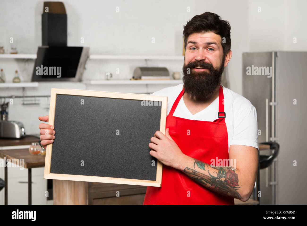 Try this meal. Cook advertising your product. Restaurant or cafe menu ...