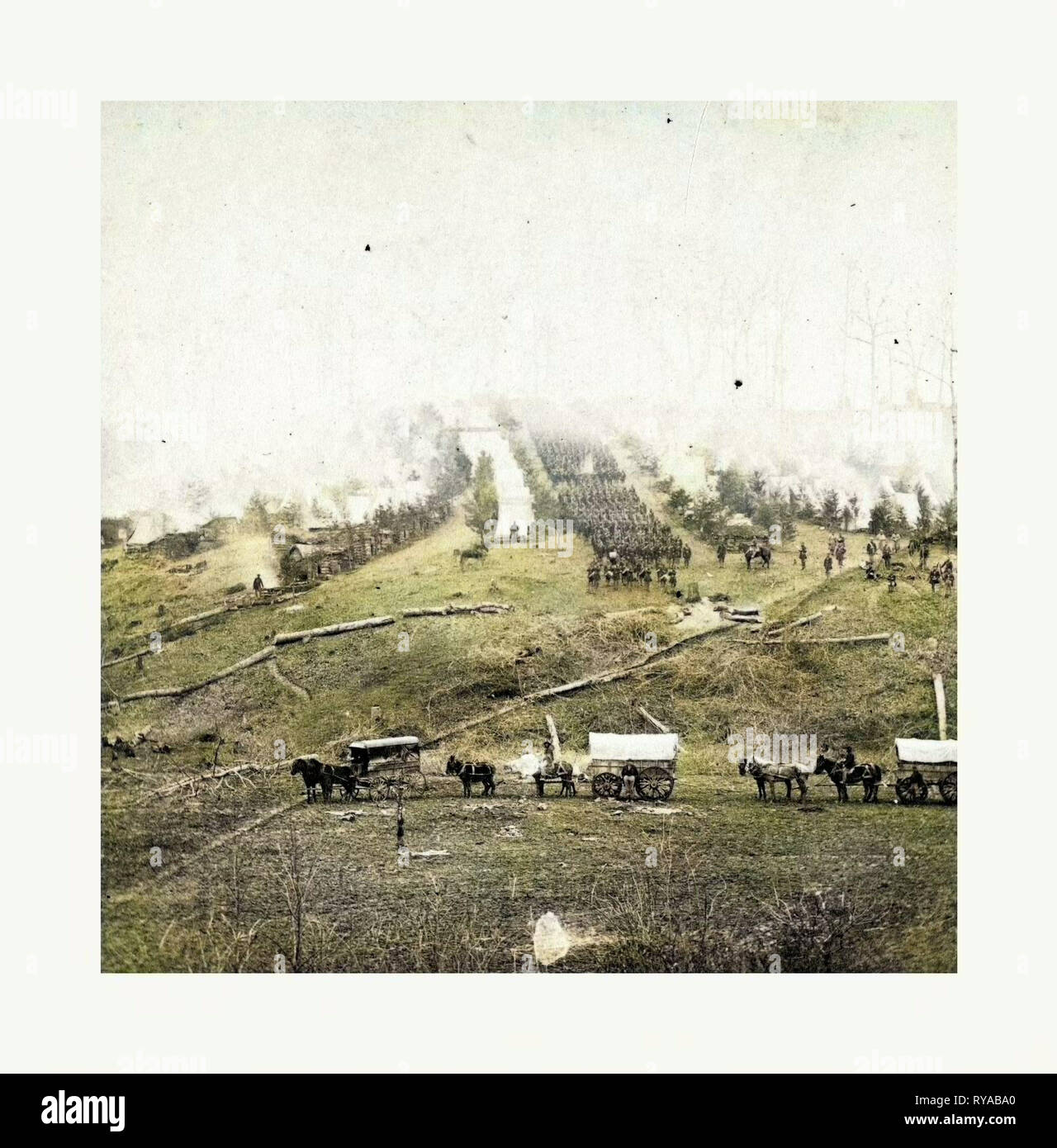 American civil war tents hi-res stock photography and images - Alamy