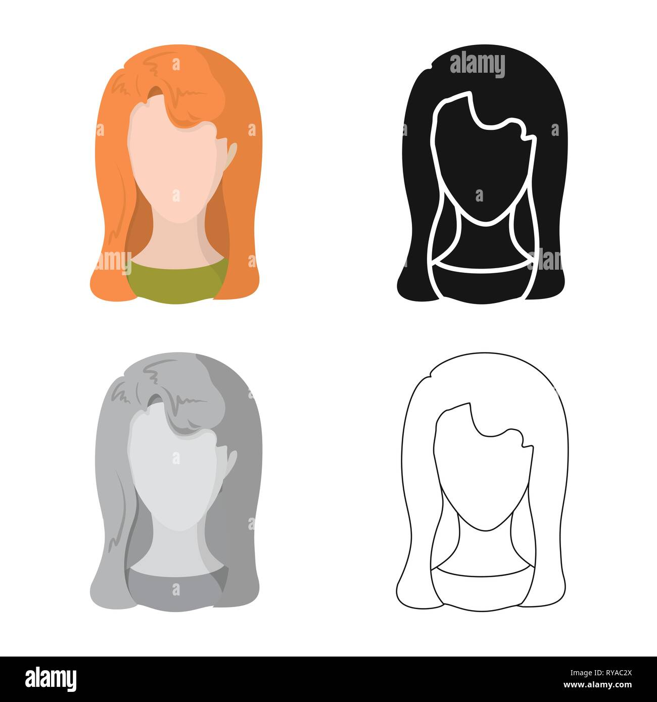 Vector design of professional and photo sign. Set of professional and ...