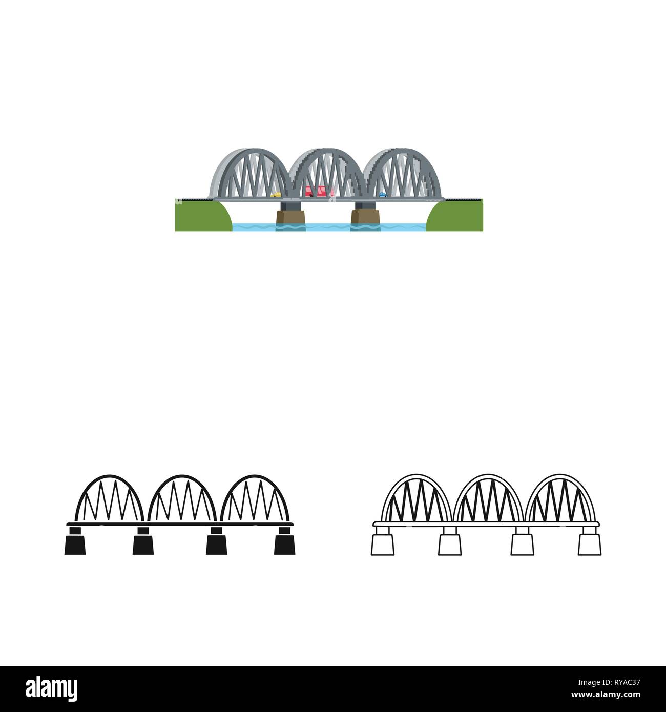 Isolated Object Of Connection And Design Sign Set Of Connection And Side Stock Symbol For Web