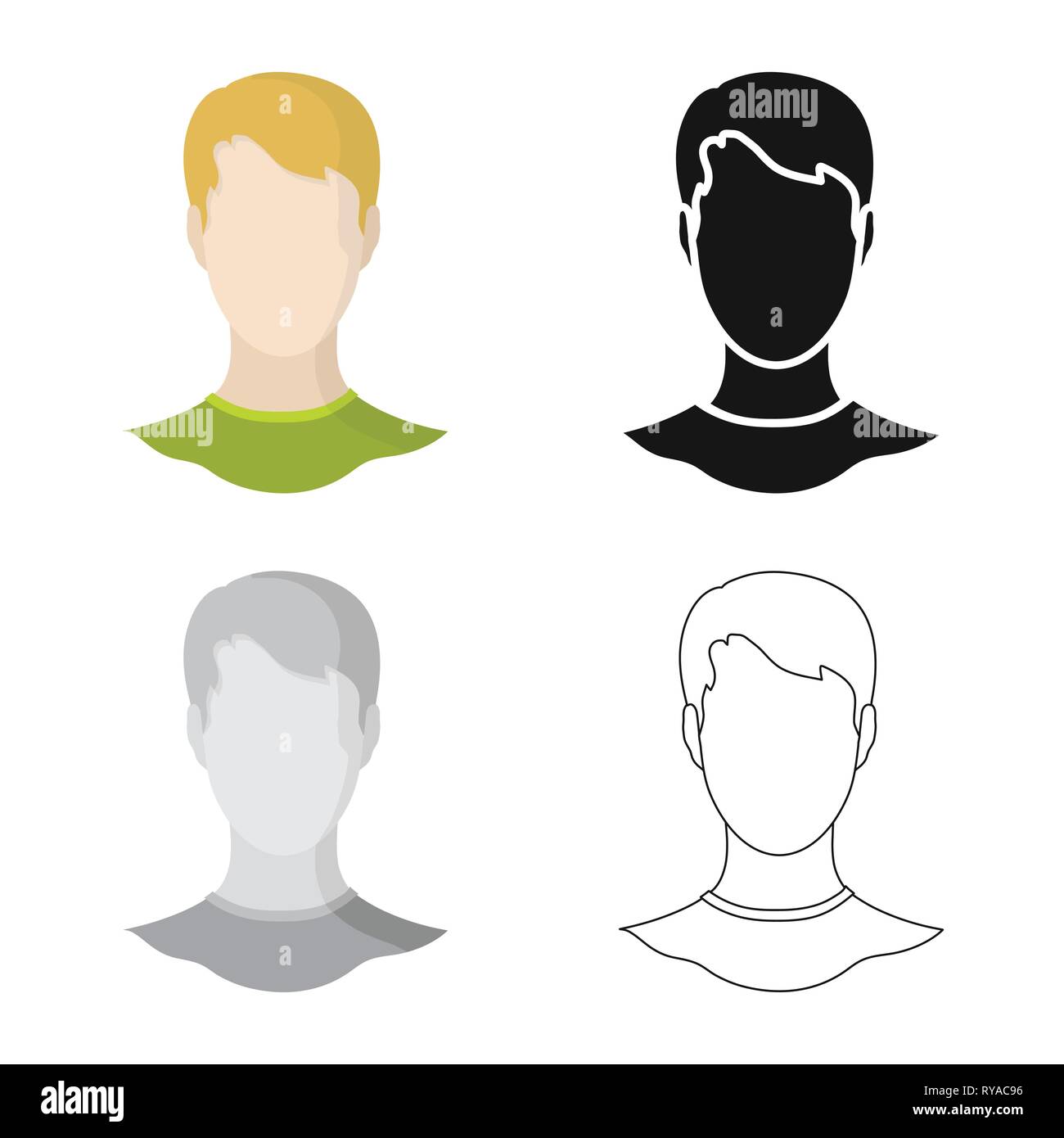 Vector design of professional and photo symbol. Collection of ...