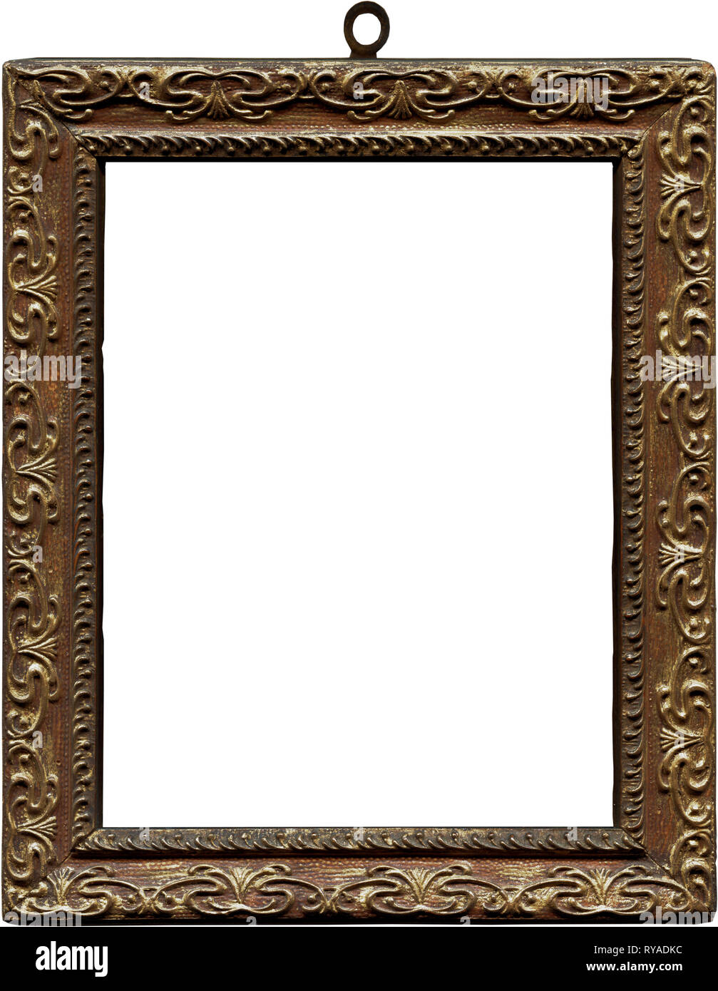 Antique wooden frame Stock Photo - Alamy