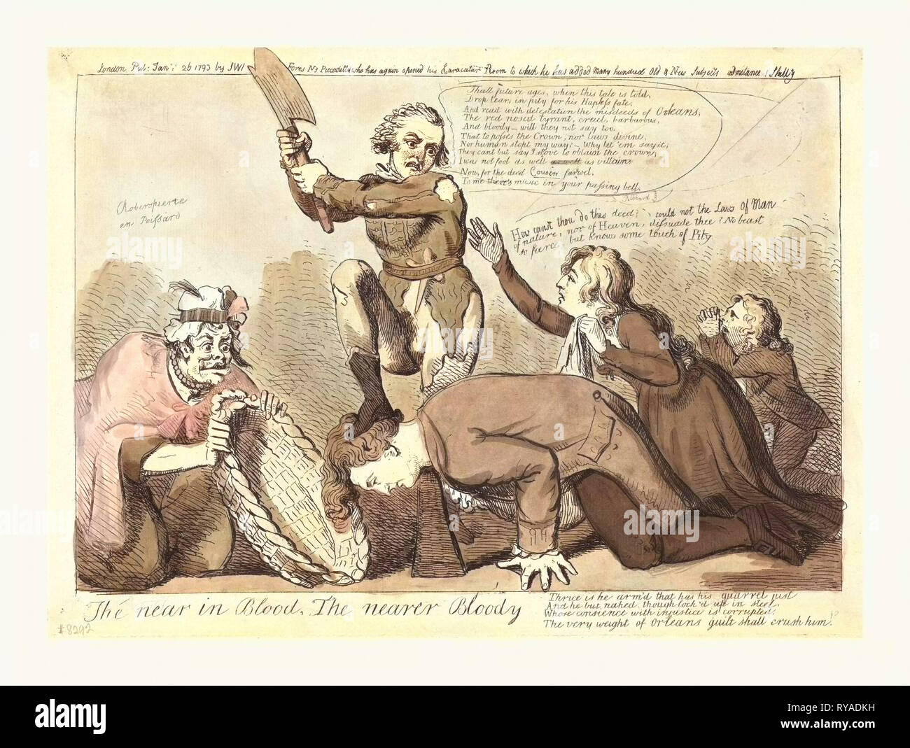 The Near in Blood, the Nearer Bloody, Cruikshank, Isaac, 1756?-1811 ...