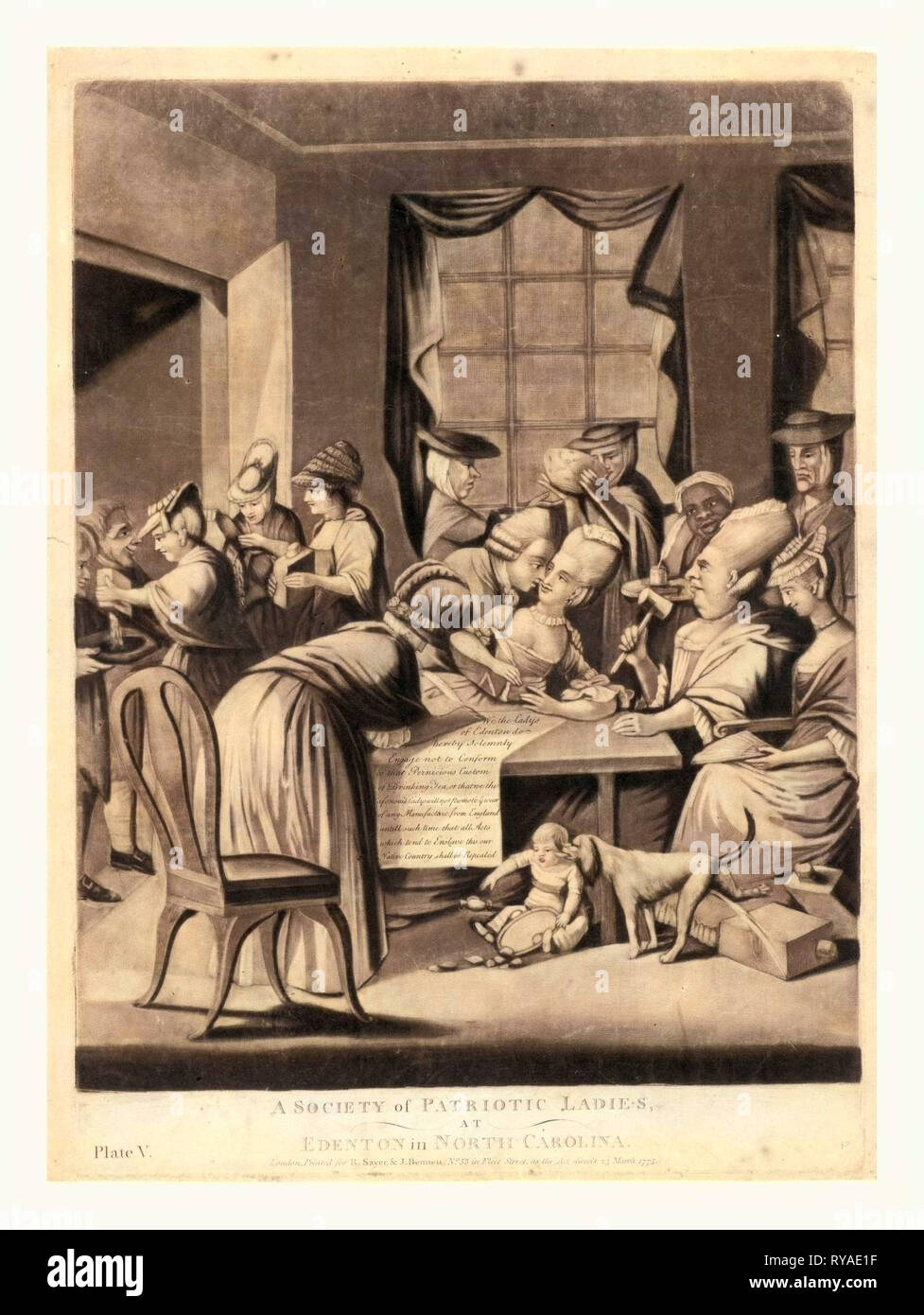 A Society of Patriotic Ladies, at Edenton in North Carolina, En ...