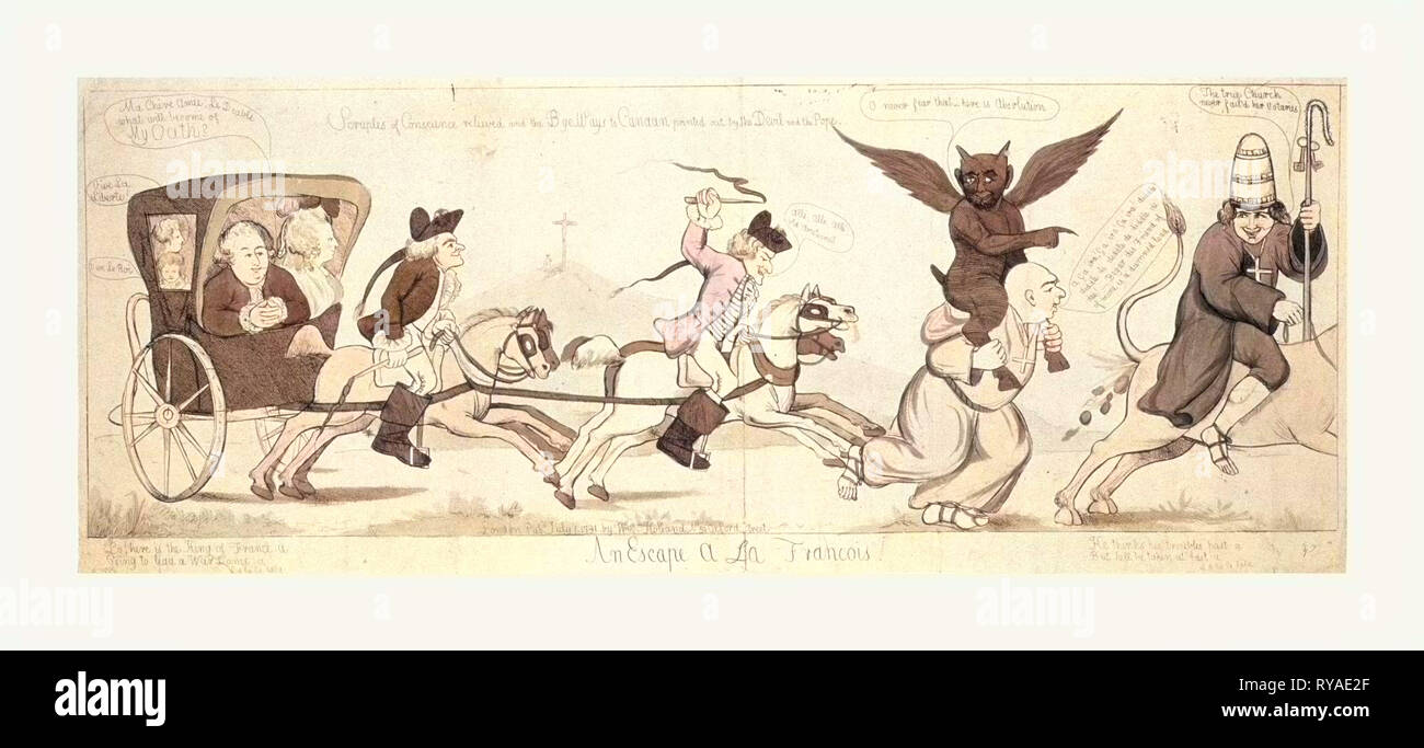 King Louis Xvi Flight To Varennes