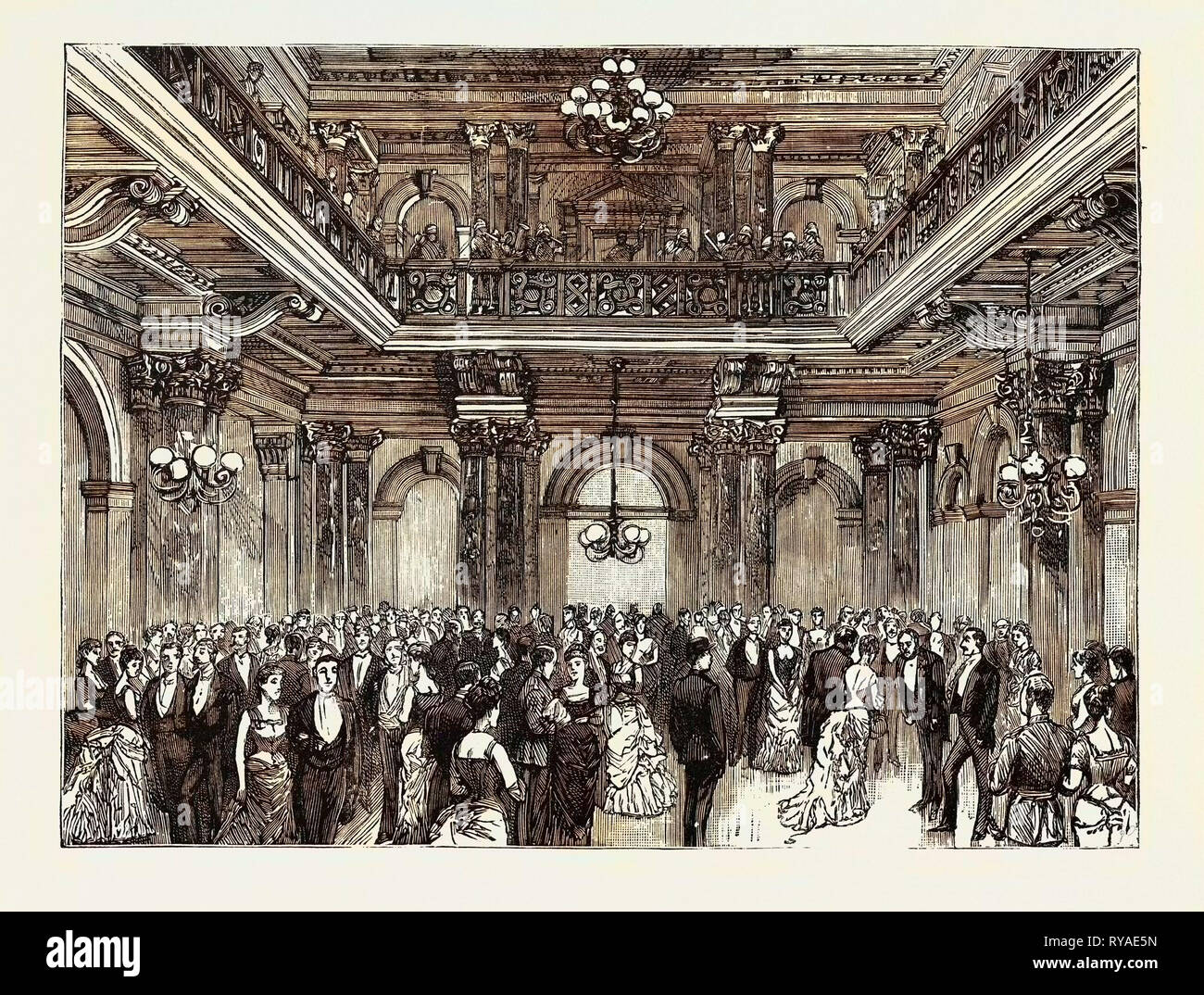 Opening of the New Houses of Parliament, Capetown: Reception in the ...