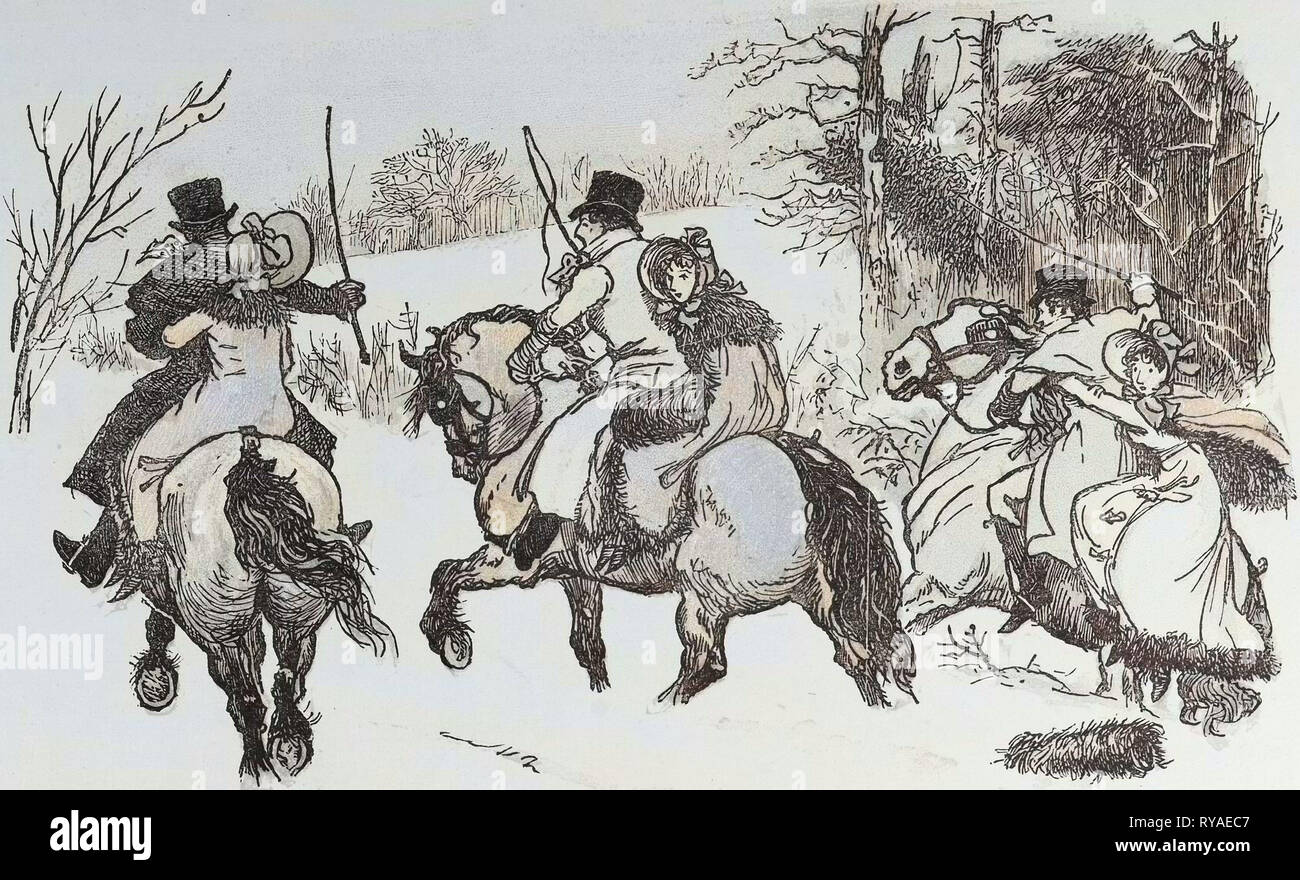 Horseriding 19th century hi-res stock photography and images - Alamy
