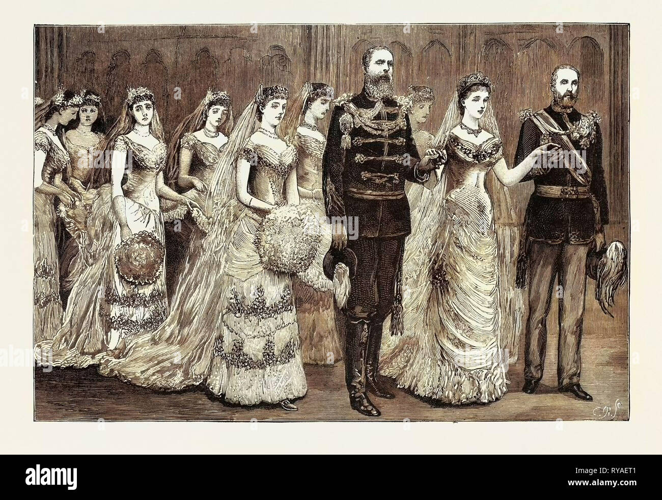 The Wedding Procession in St. George's Chapel: The Fourth Procession ...