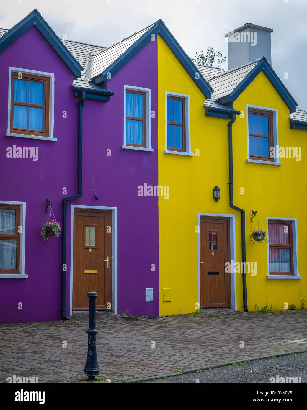 colorful Village Ardgroom on Beara Peninsula Stock Photo - Alamy