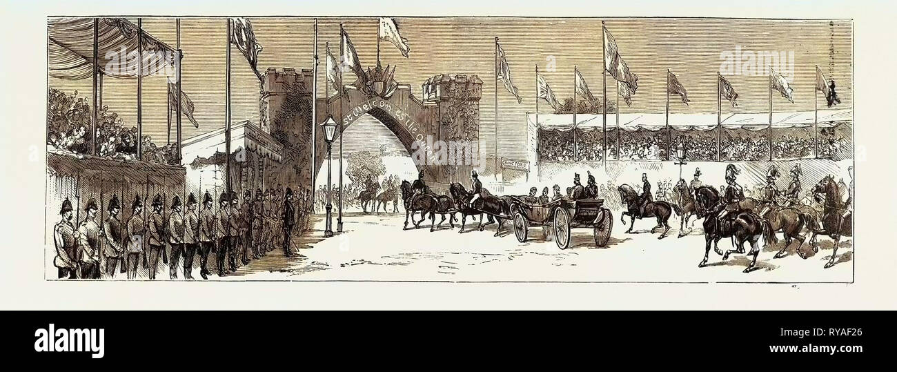 The Queen's Visit to Epping Forest: The Royal Procession Leaving ...
