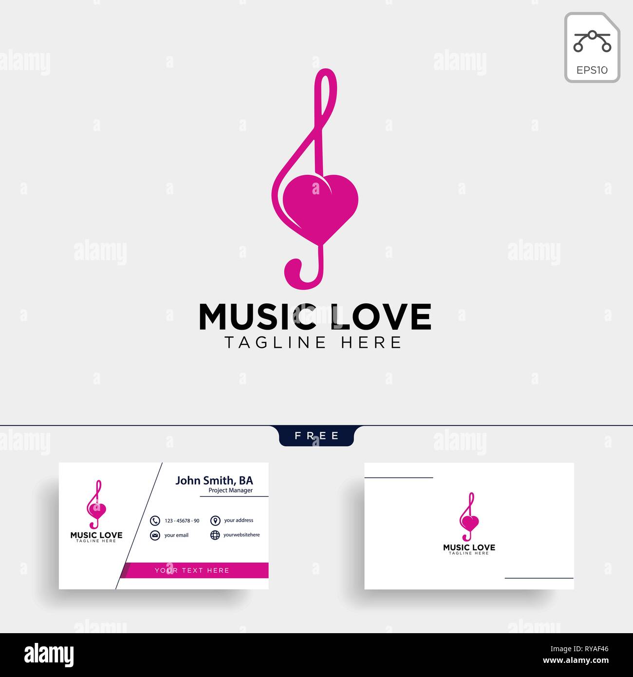love music symbol or logo template vector illustration icon element ...