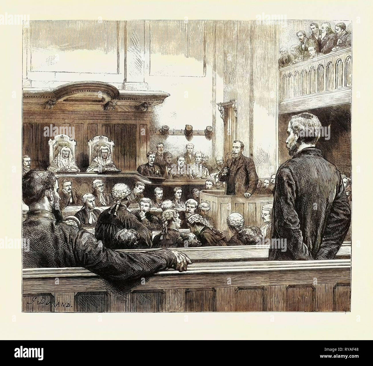 Court trial scene hi-res stock photography and images - Alamy