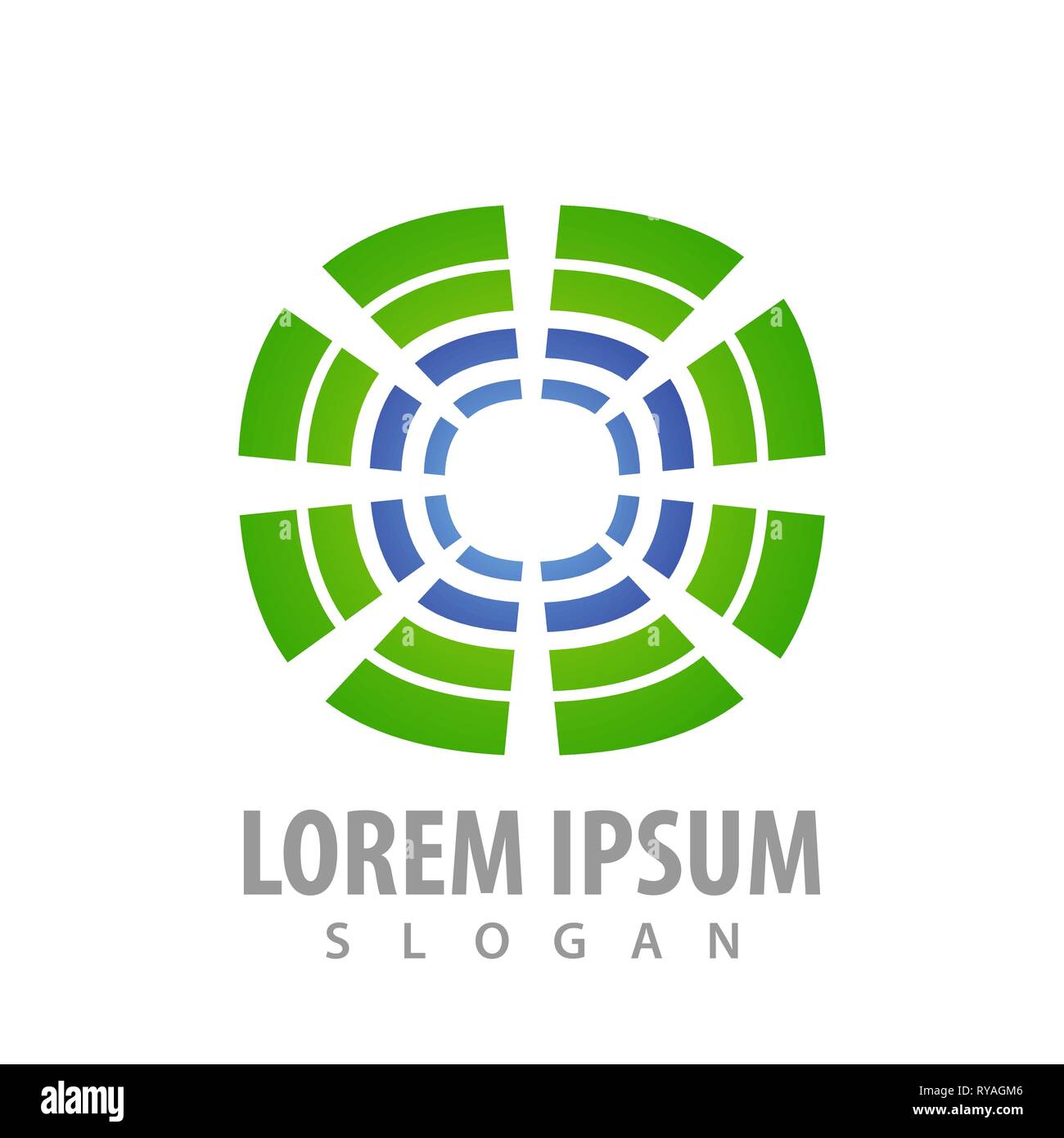 Square rounded business finance logo concept design. Symbol graphic ...