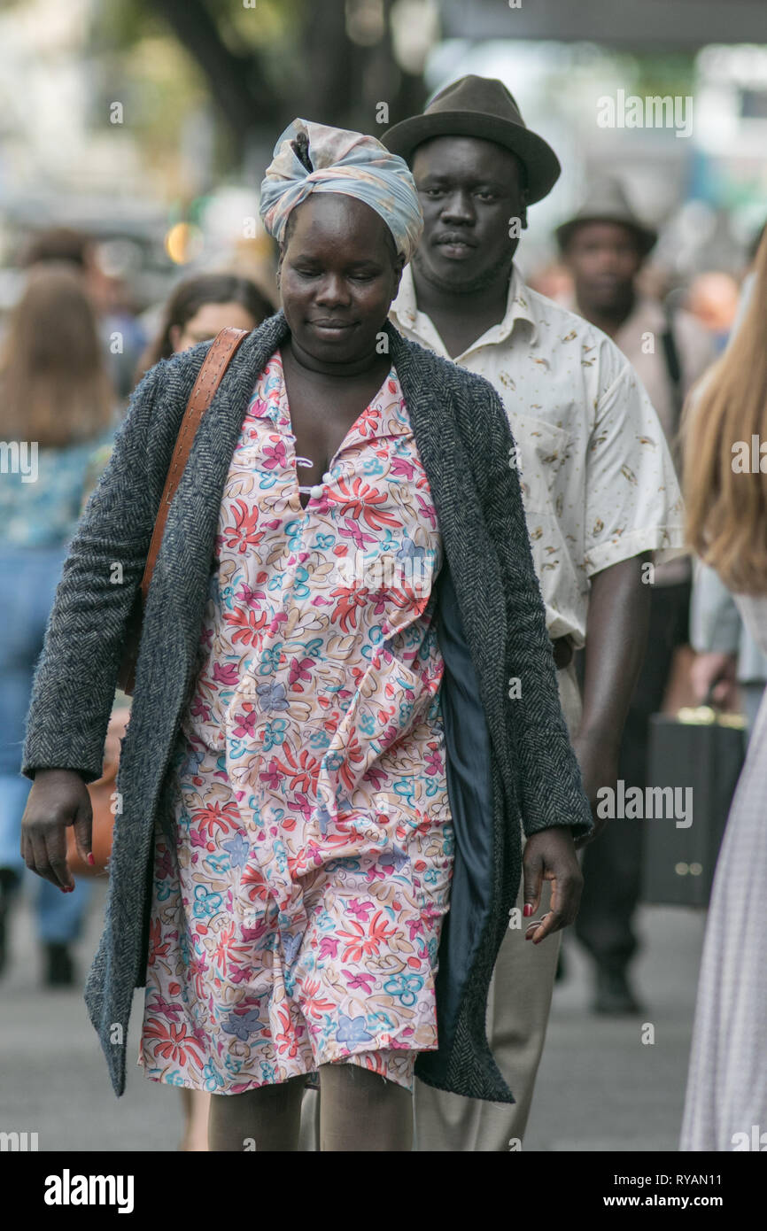 Adelaide, Australia. 13th Mar, 2019. Actors on the film set of "Escape ...