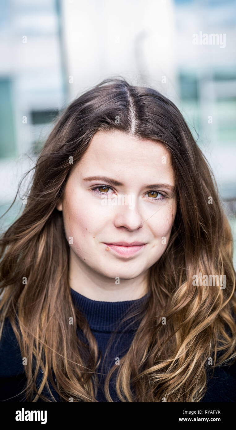 Berlin, Germany. 13th Mar, 2019. Luisa Neubauer, environmental activist ...