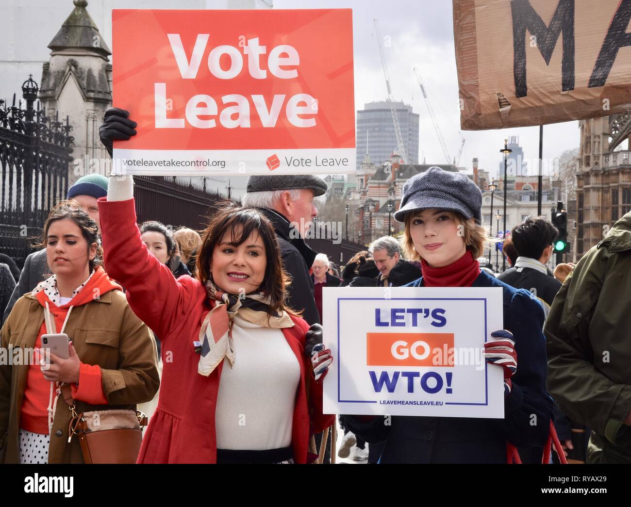 13th March. 2019. Beatrice Grant, Pro and Anti Brexit Demonstrations ...