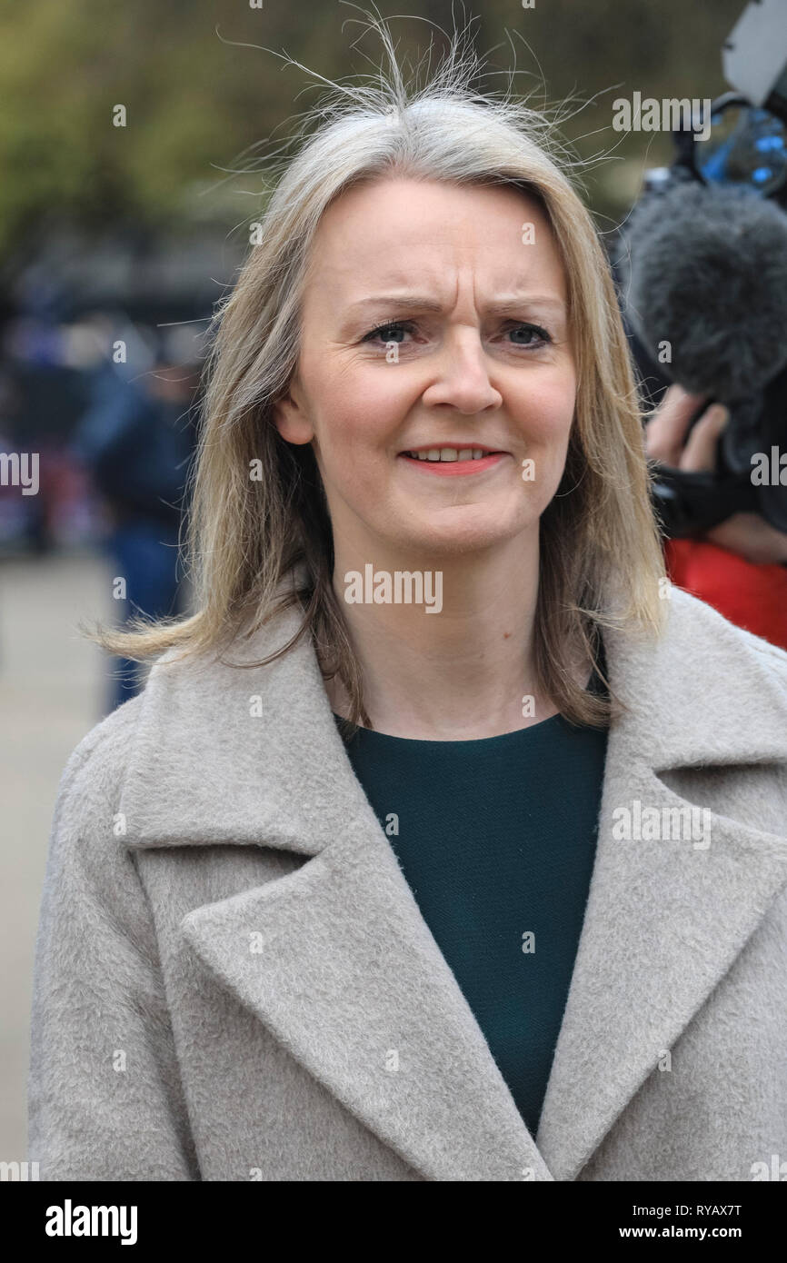 Elizabeth Truss Mp College Green High Resolution Stock Photography and ...