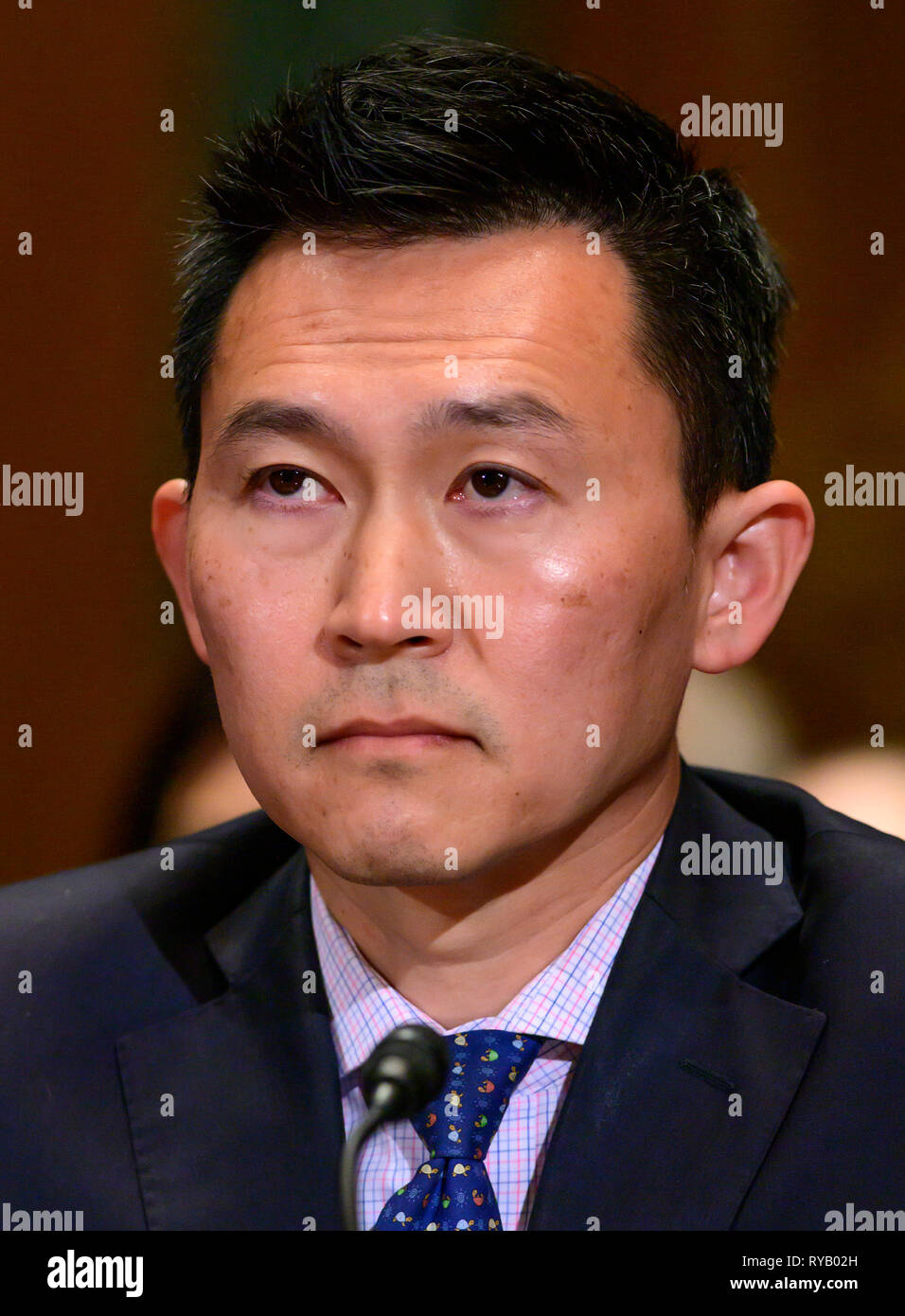 Washington DC, USA. 13th Mar, 2019. Kenneth Kiyul Lee testifies before ...