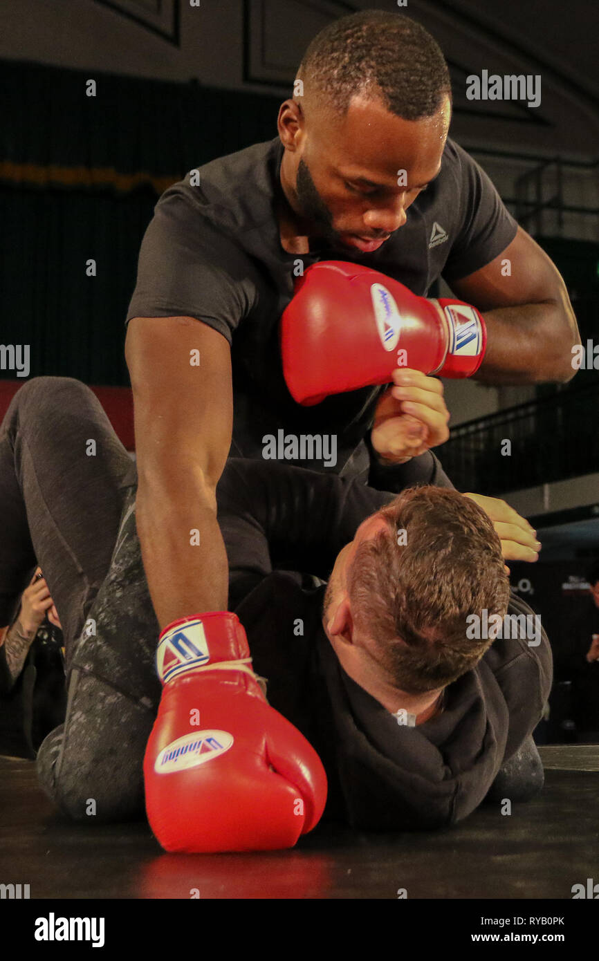 London, UK. 13th Mar, 2019. No.10 ranked UFC welterweight, Leon Edwards ...