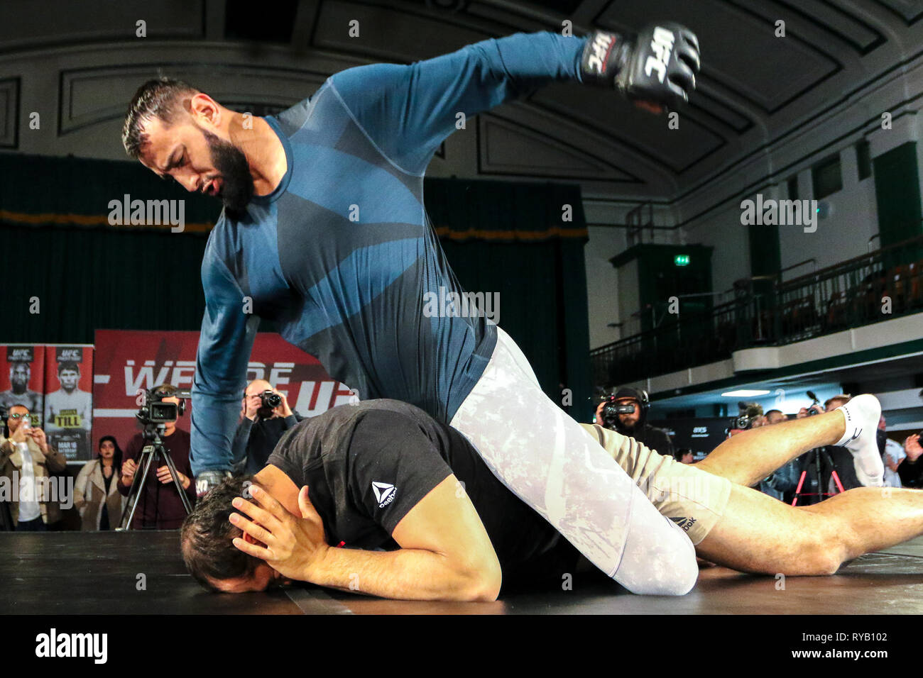 London, UK. 13th Mar, 2019. No.8 ranked UFC light heavyweight, Dominick ...