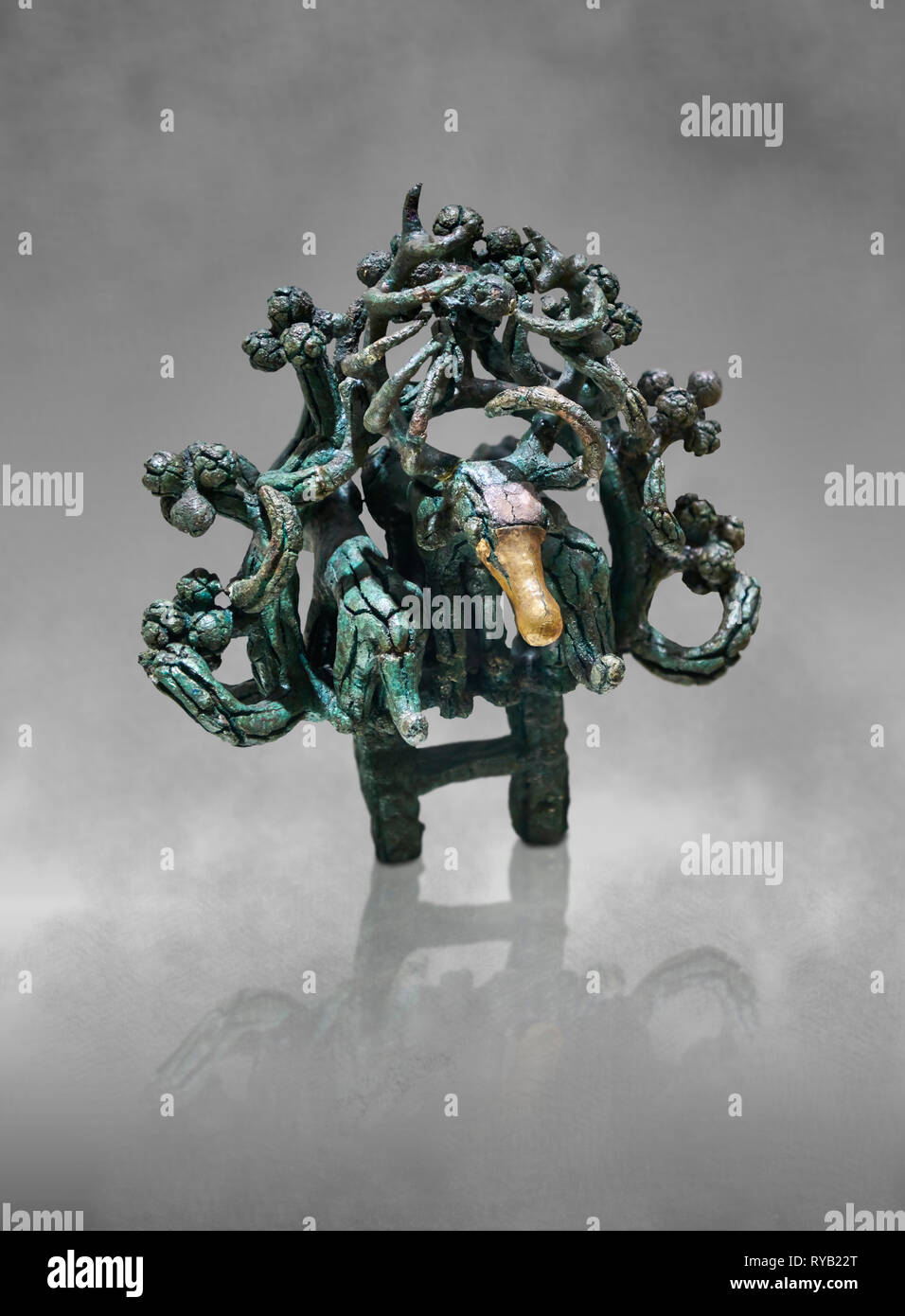 Bronze Age Hattian ceremonial standard known as "Sun Disks" from ...