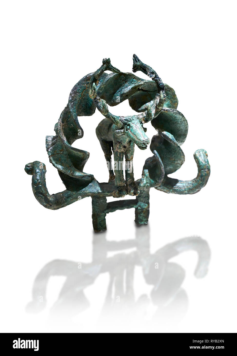 Bronze Age Hattian ceremonial standard known as "Sun Disks" from ...